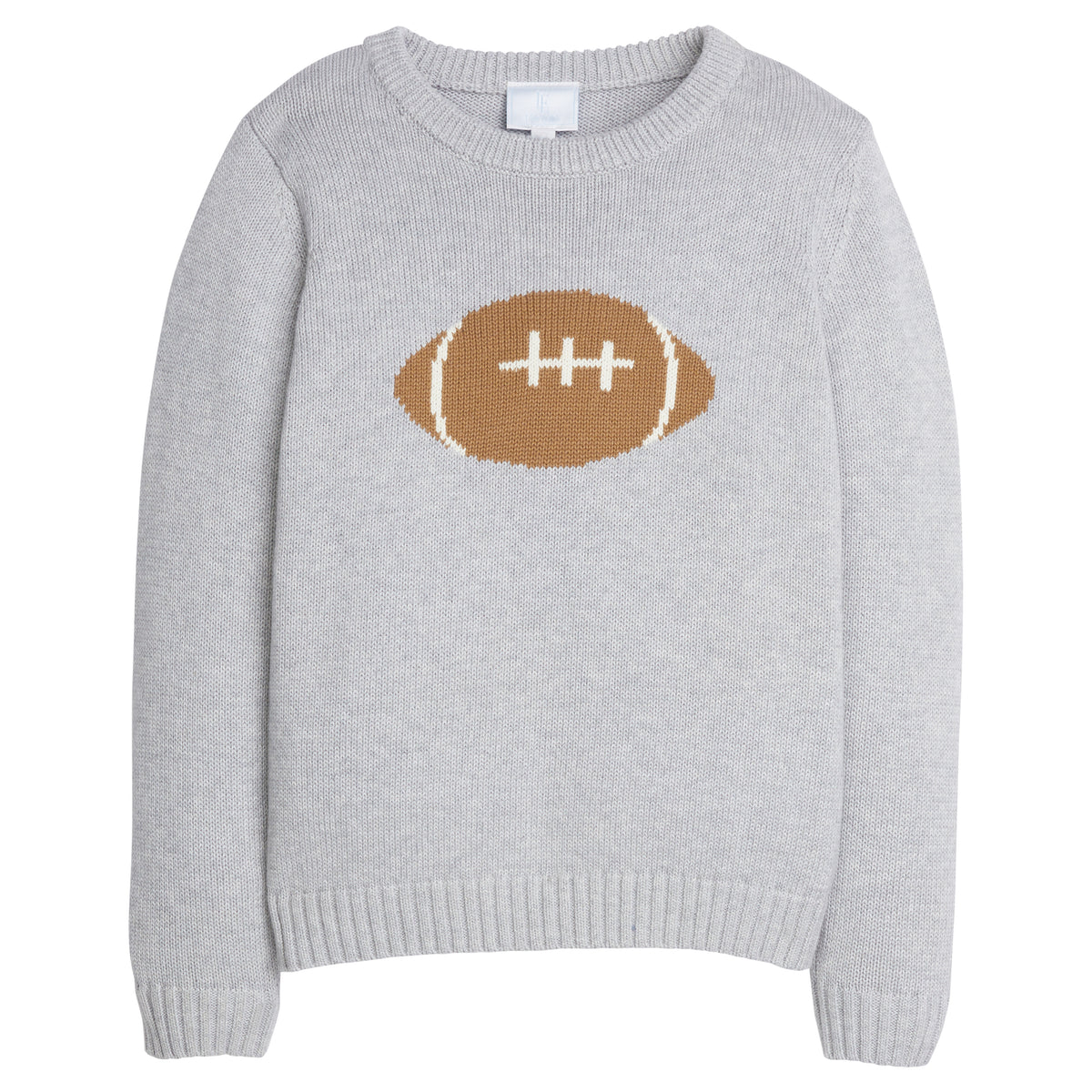 Intarsia Sweater -Football by Little English – Cute as Buttons