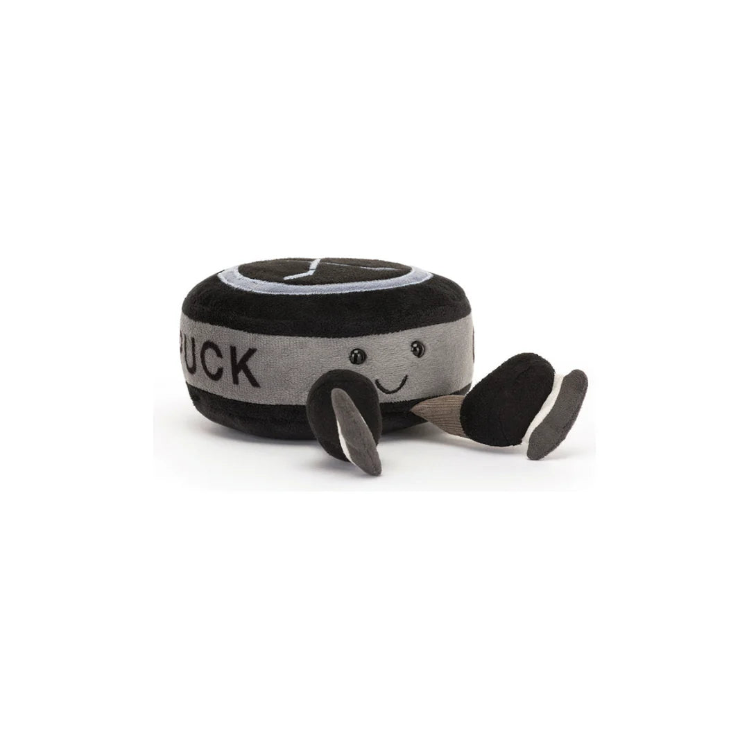 Amuseables Sports Ice Hockey Puck Plush Toy by Jellycat – Cute as Buttons